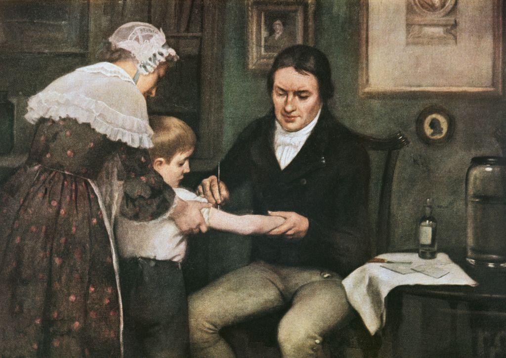 Dr Edward Jenner performing vaccination - Portal do Jaleko - Conteúdos ...